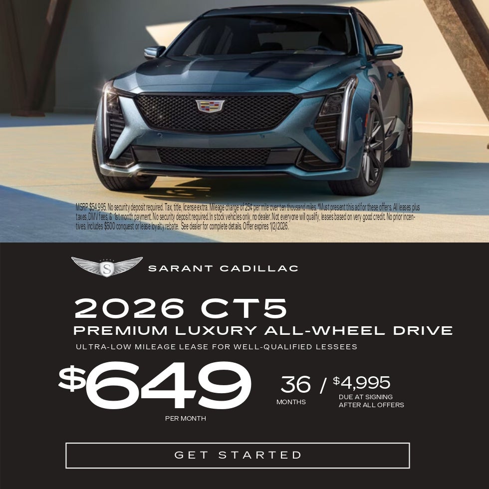 Sarant Cadillac is a FARMINGDALE Cadillac dealer and a new car and used ...