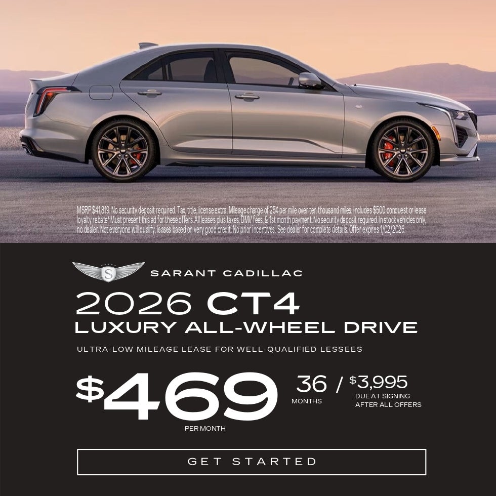 Sarant Cadillac is a FARMINGDALE Cadillac dealer and a new car and used ...