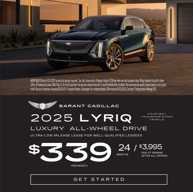Sarant Cadillac is a FARMINGDALE Cadillac dealer and a new car and used ...